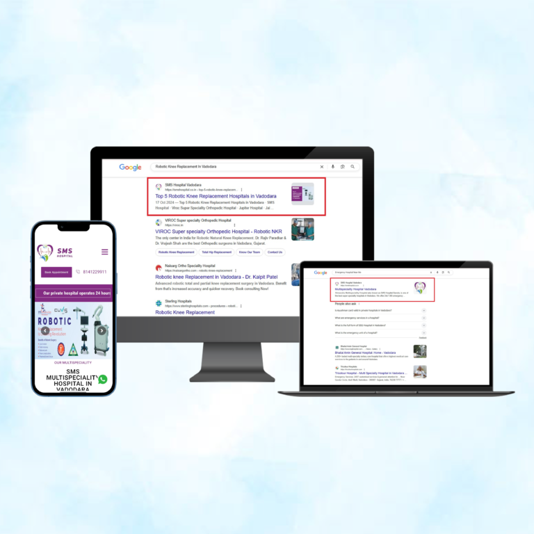 SMS Hospital SEO Case Study | Strategy, Rankings & Results